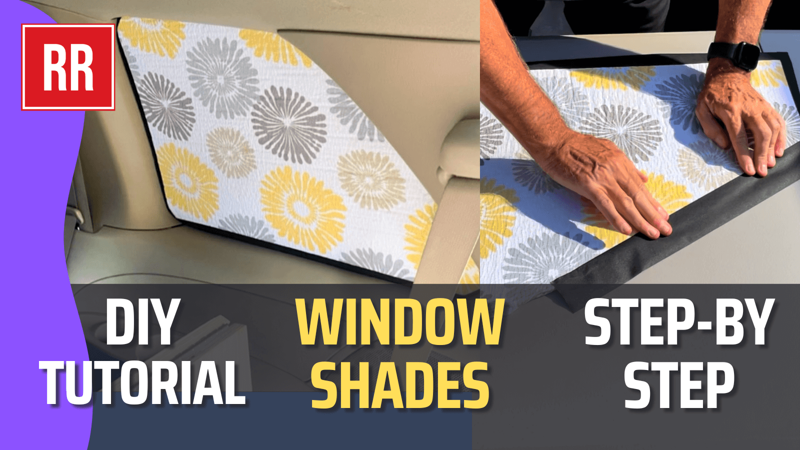 DIY Car Window Privacy Covers That Will Never Fall Out! Step-by-Step ...